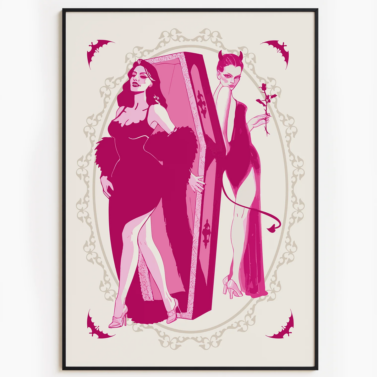 The Vamp and The Devil 2.0 Print | LGBTQIA+ Wall Art | QueerWall.com