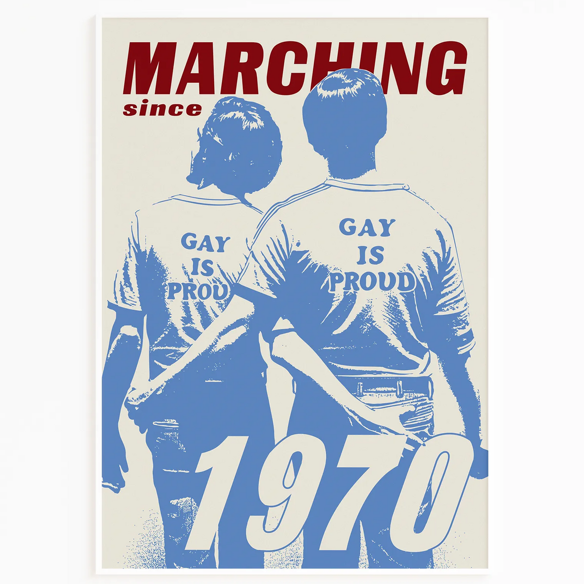 Retro Pride Parade Print | Vintage Gay Pride LGBTQ | QueerWall.com