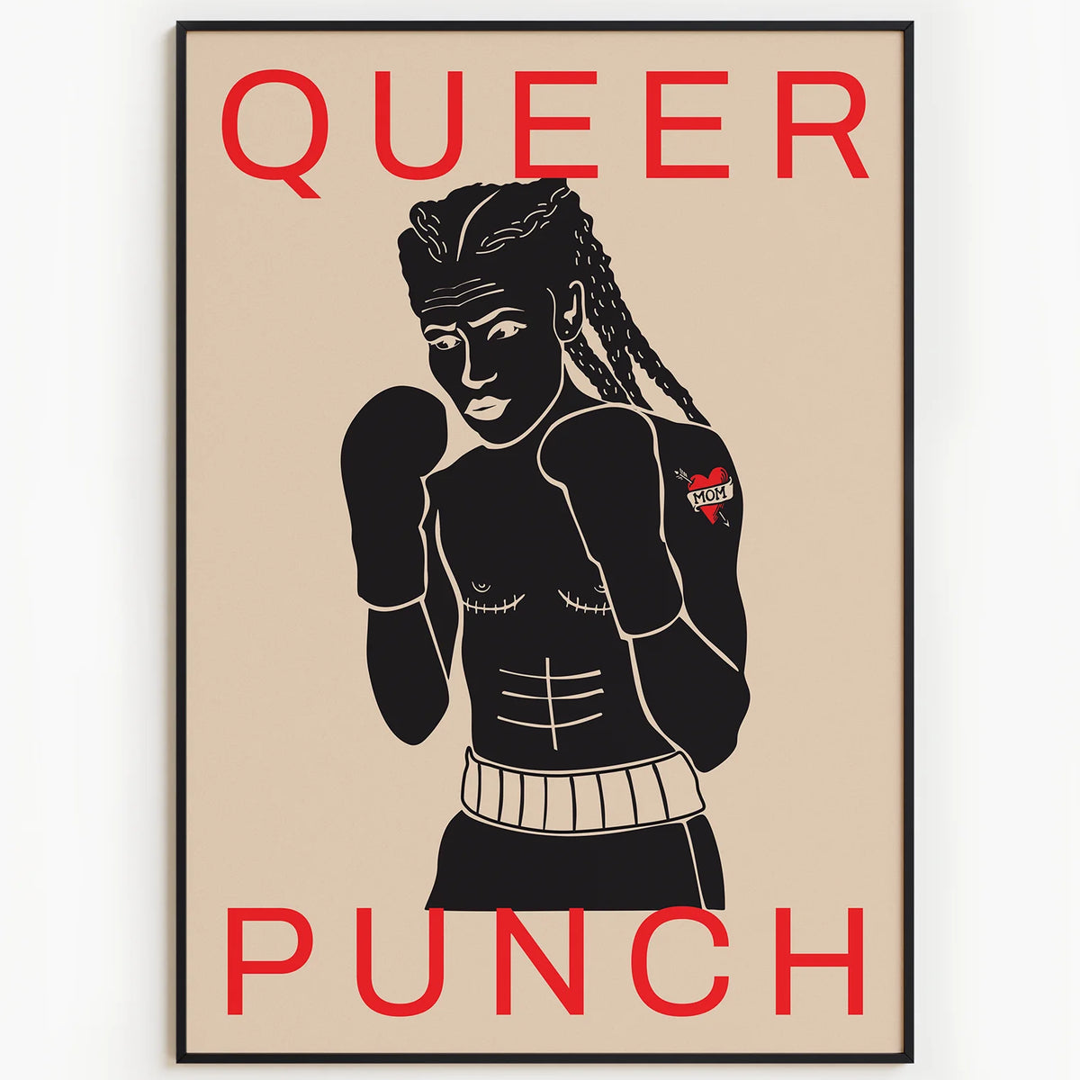 Queer Punch Print | Abstract LGBTQIA+ Wall Art | QueerWall.com