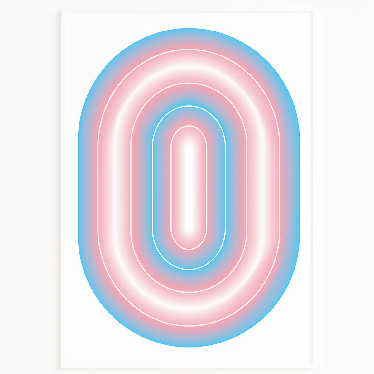 Transgender Abstract Pride Print | LGBTQIA+ Wall Art | QueerWall.com
